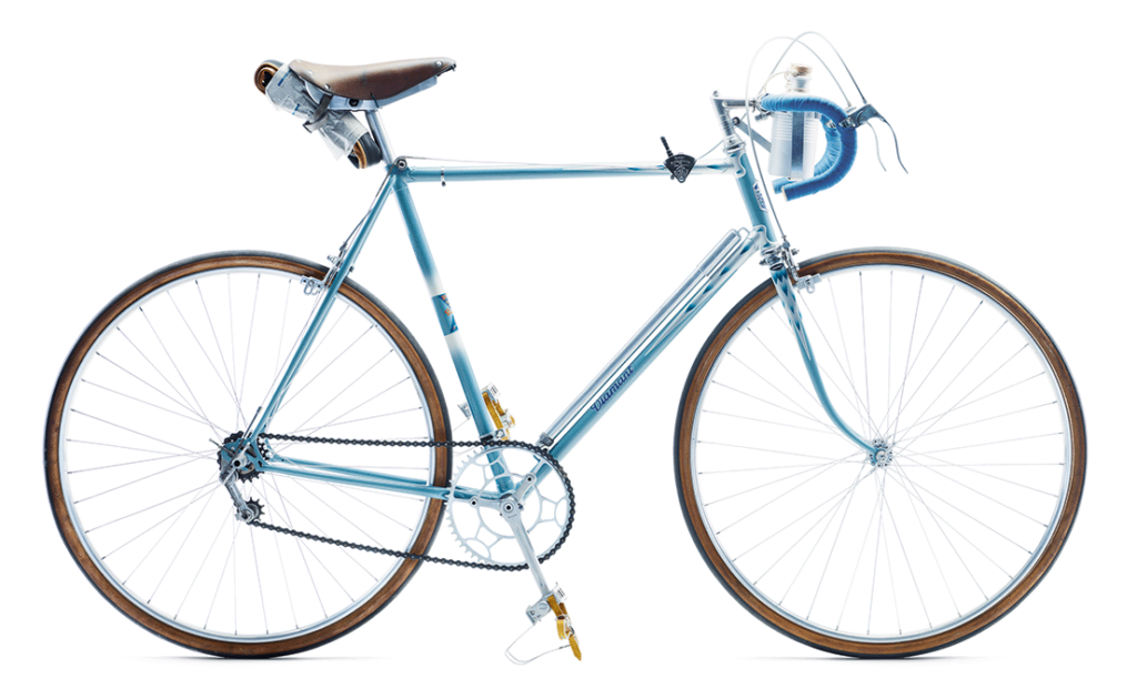 The Diamant road bike 67, also professional rider model